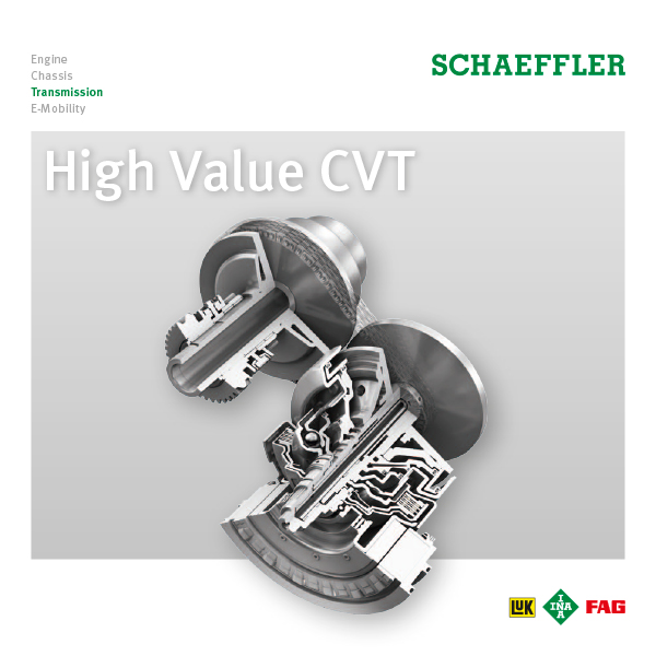 High Value CVT | Media Library | Schaeffler Industrial Drives