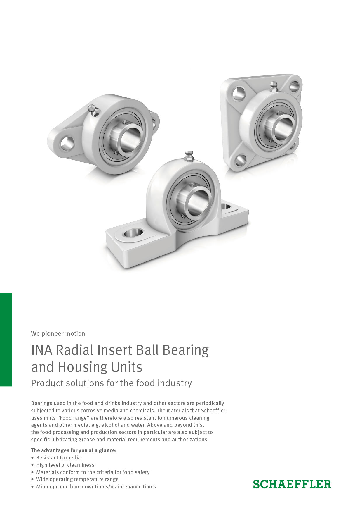 INA Radial Insert Ball Bearing and Housing Units | Media Library ...