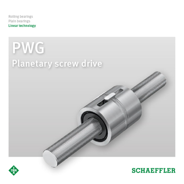 PWG planetary screw drive | Media Library | Schaeffler Industrial Drives