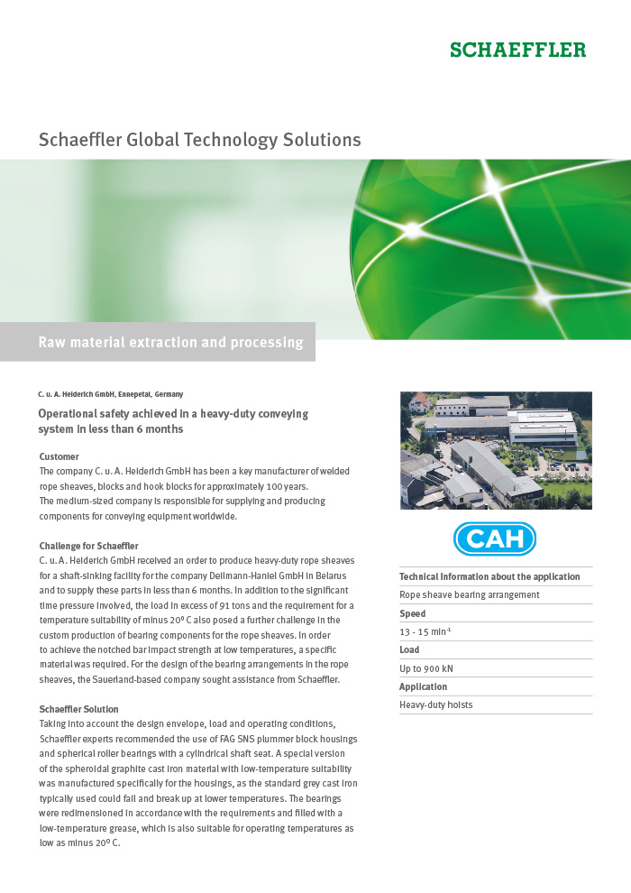 Operational safety achieved in a heavy-duty conveying system in less ...