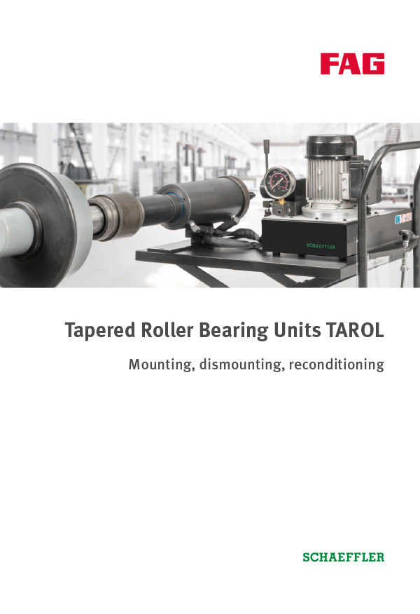 Tapered Roller Bearing Units TAROL Mounting, Maintenance, Repair ...