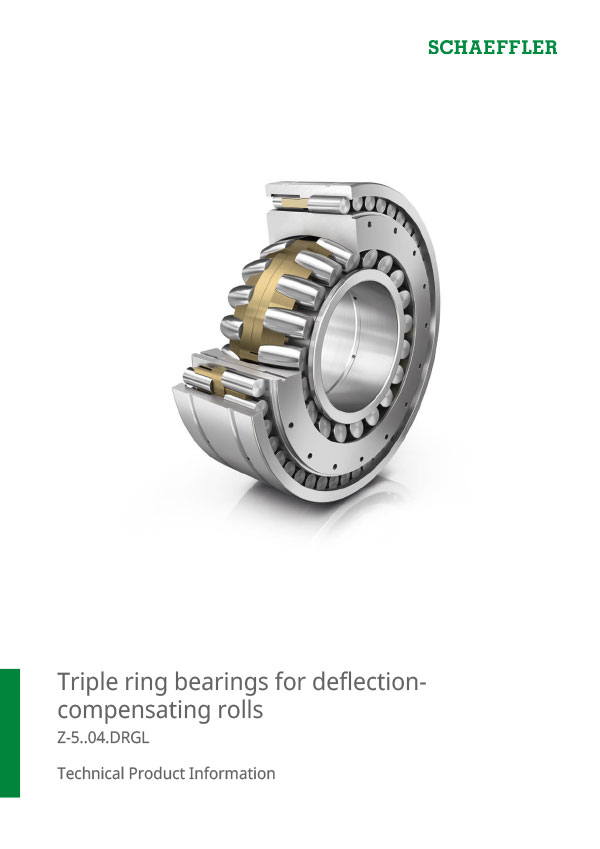 Triple ring bearings for deflection-compensating rolls | Schaeffler ...
