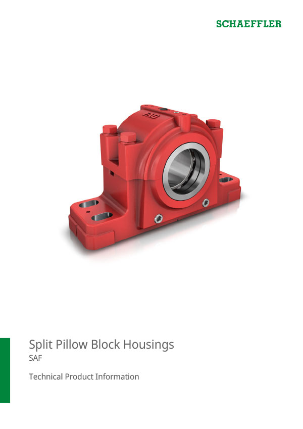 Split Pillow Block Housings SAF | Media Library | Schaeffler Industrial Drives